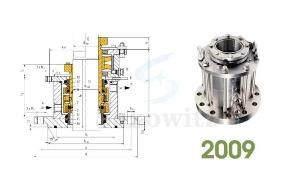 2009 Mechanical Seal – For vertical agitator equipment – sakowit.com